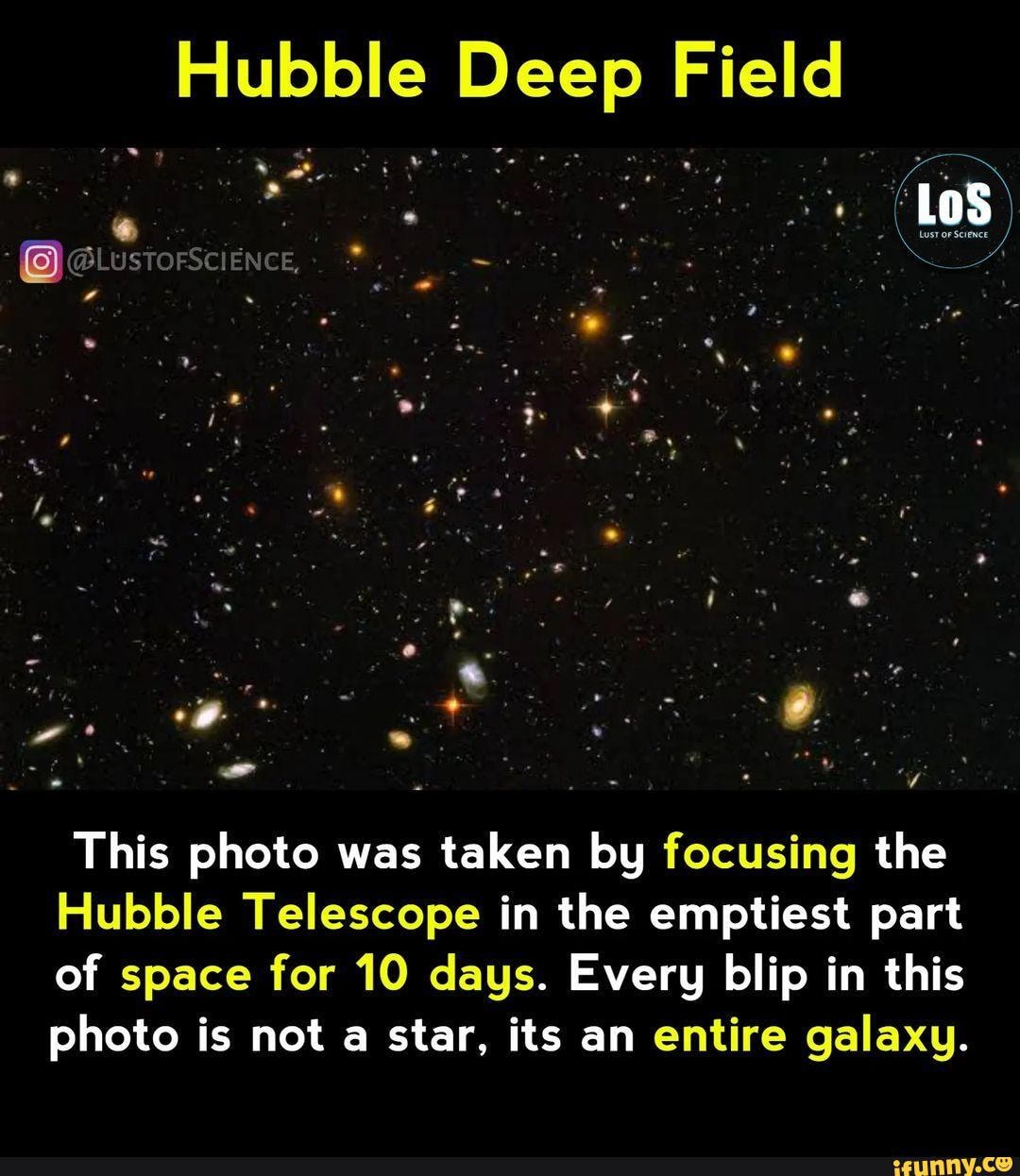 Stars Hubble Deep Field