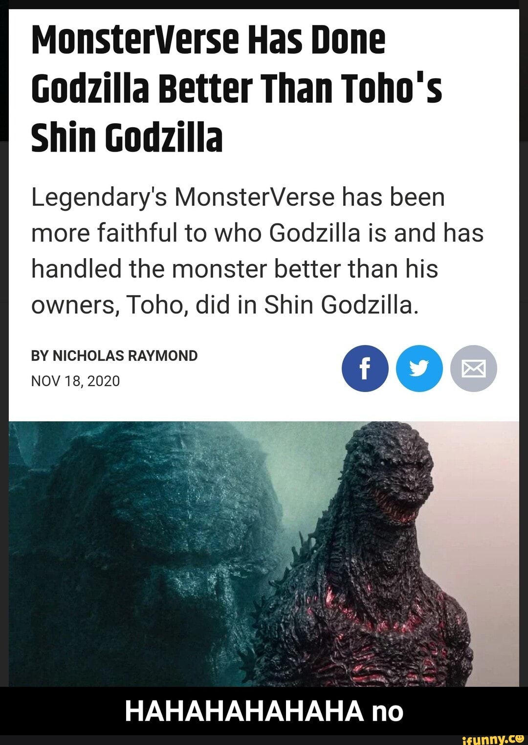 MonsterVerse Has Done Godzilla Better Than Toho's Shin Godzilla ...