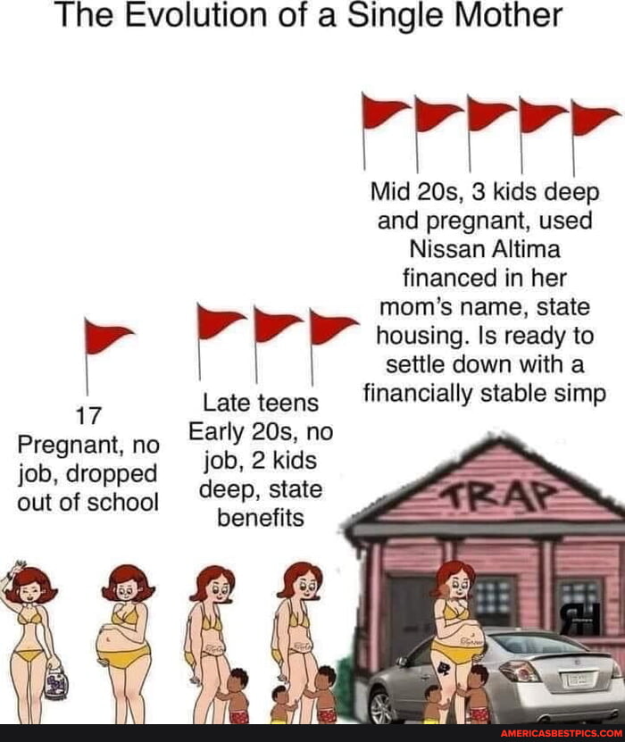 The Evolution of a Single Mother Mid 3 kids deep and pregnant, used Nissan Altima financed in ...