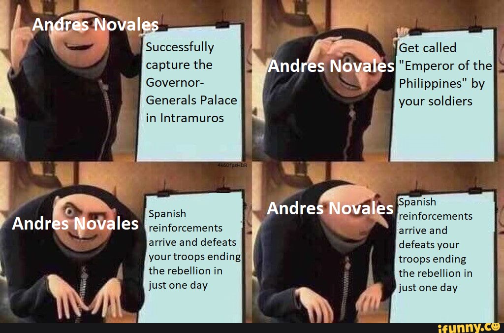 Successfully called called capture the Andres Novales "Emperor of the ...