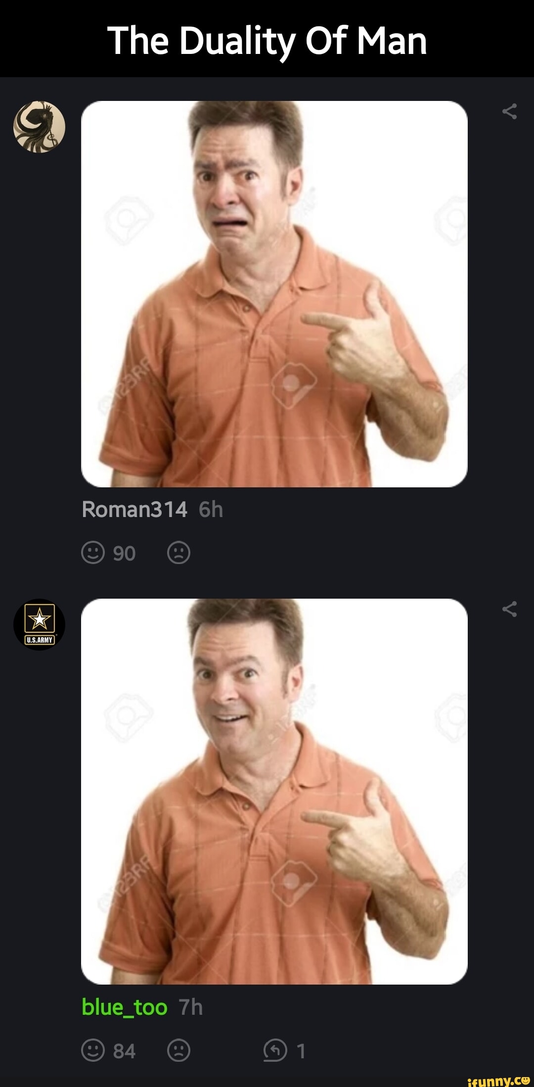 The Duality Of Man ry blue_too 84 - iFunny