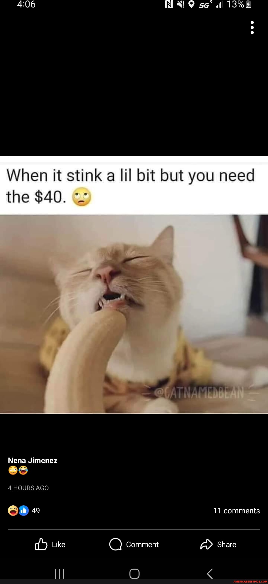 IN O ul When it stink a lil bit but you need the $40. Nena Jimenez 4 ...