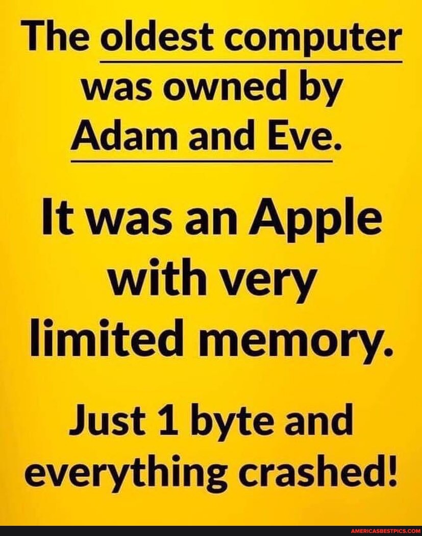 N/A - The oldest computer was owned by Adam and Eve. It was an Apple ...