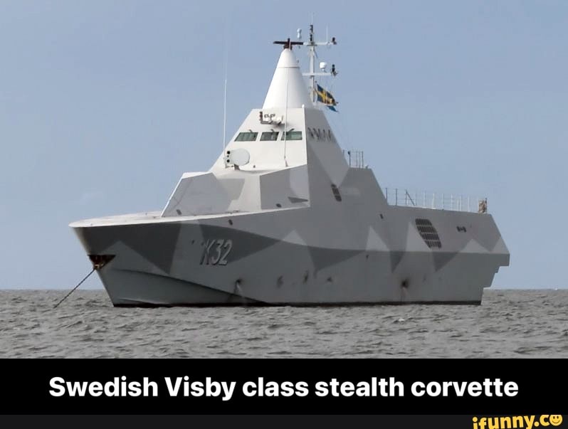 Swedish Visby class stealth corvette - Swedish Visby class stealth ...