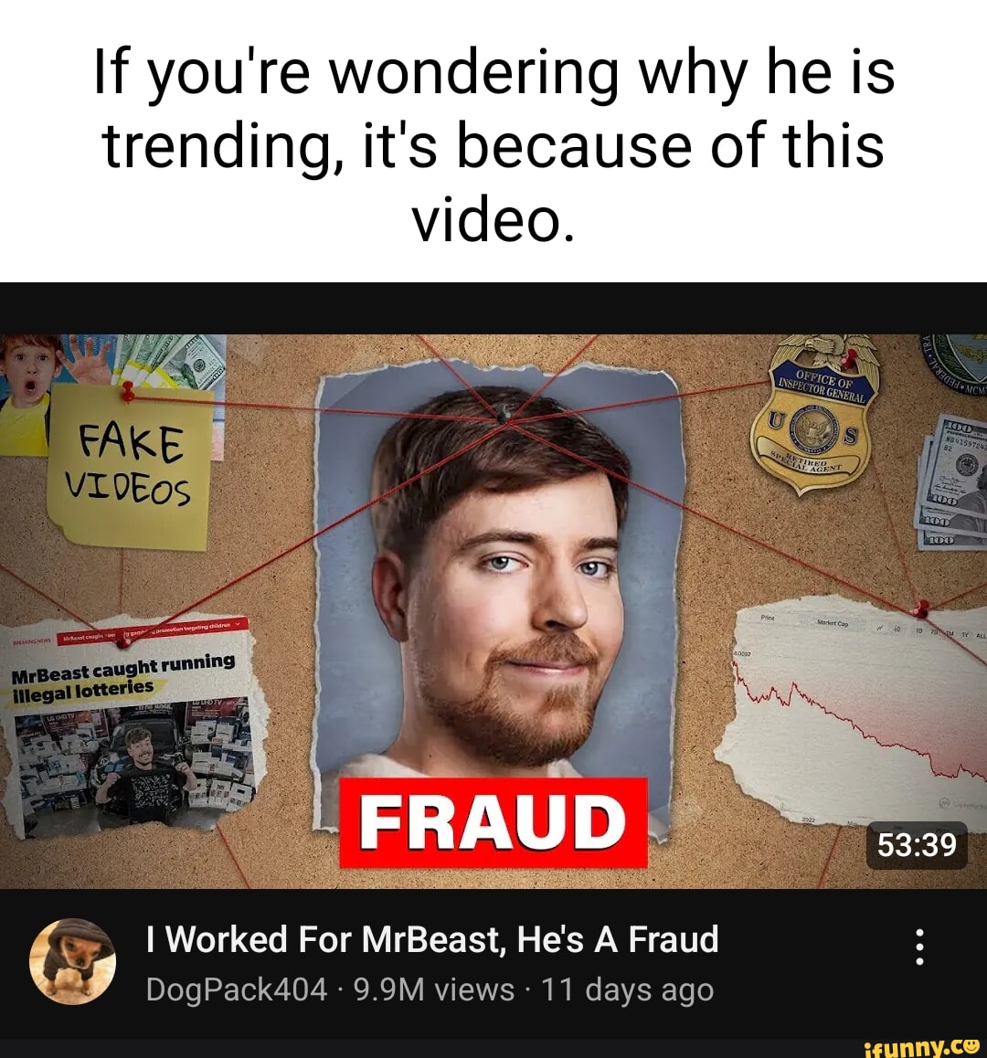 If you're wondering why he is trending, it's because of this video ...