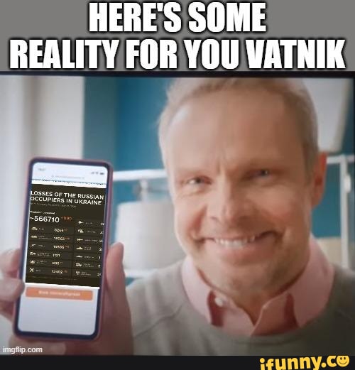 Enter reality vatniks - Enter reality vatniks HERE'S SOME REALITY FOR ...