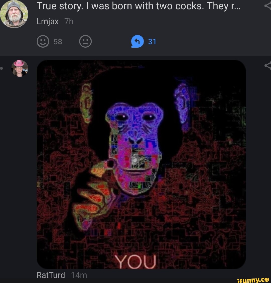 Bx True Story I Was Born With Two Cocks They R Lmjax Ss 31 You 1431