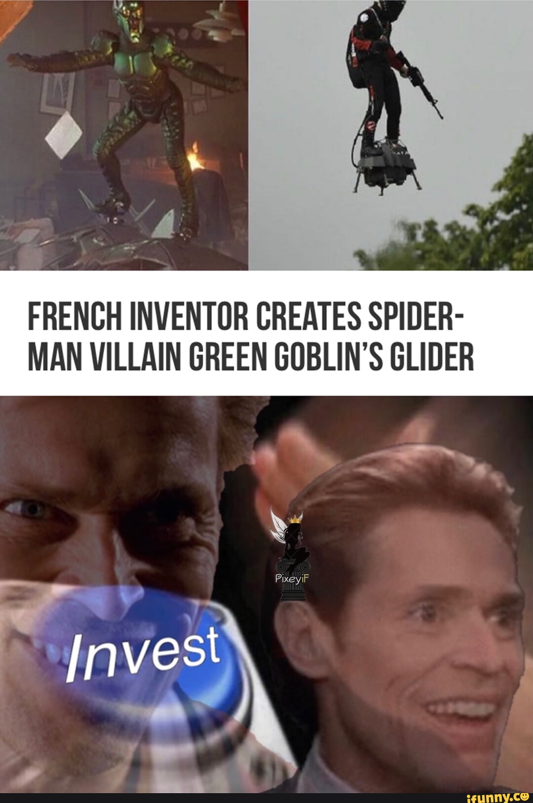 FRENCH INVENTOR CREATES SPIDER- MAN VILLAIN GREEN GOBLIN'S GLIDER ...