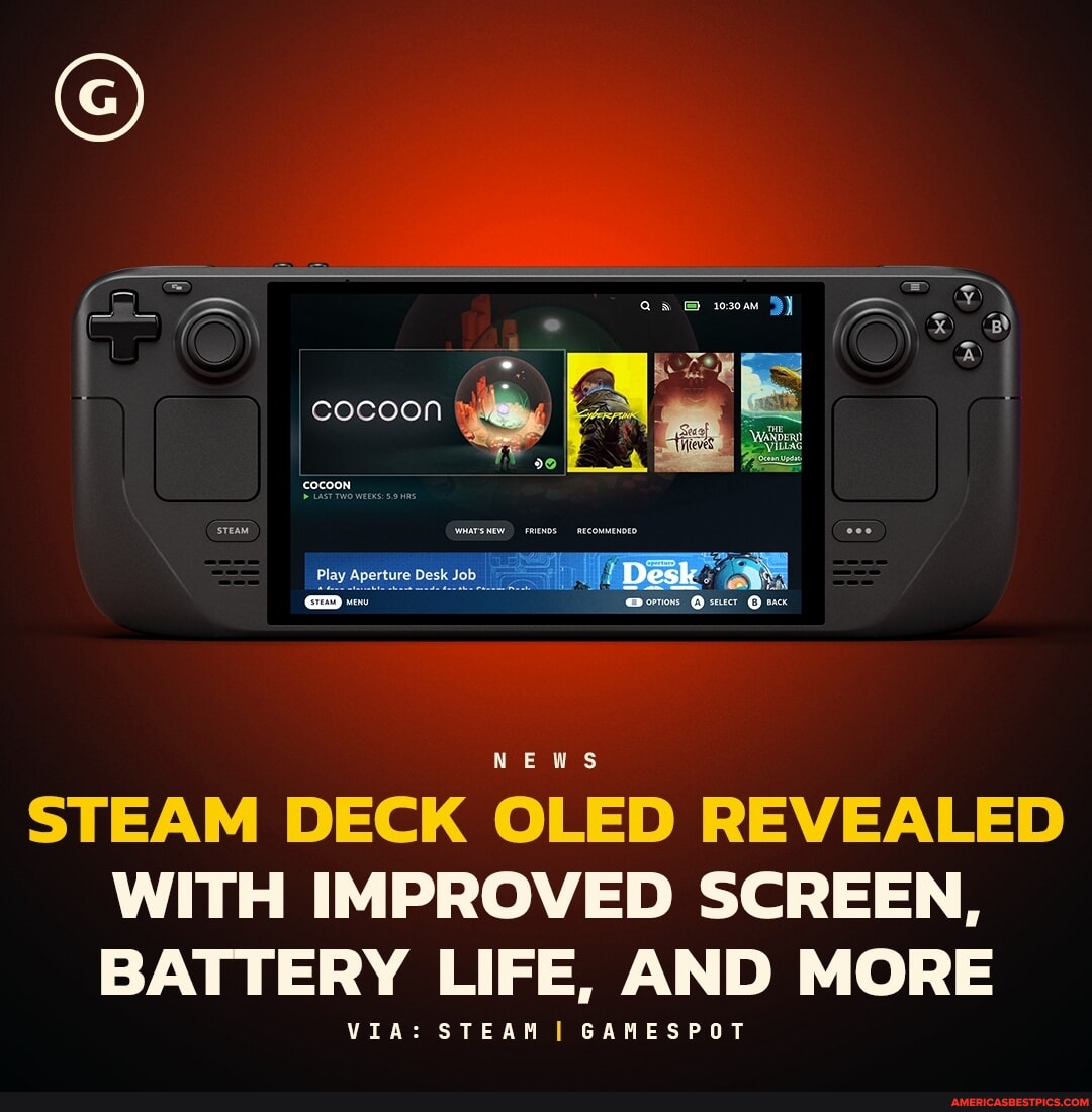 Valve has announced a remodeled Steam Deck OLED with a higherquality ...