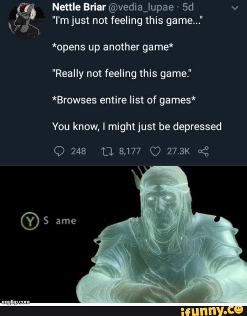 Nettle Briar @vedia_lupae "I'm just not feeling this game..." *opens up ...