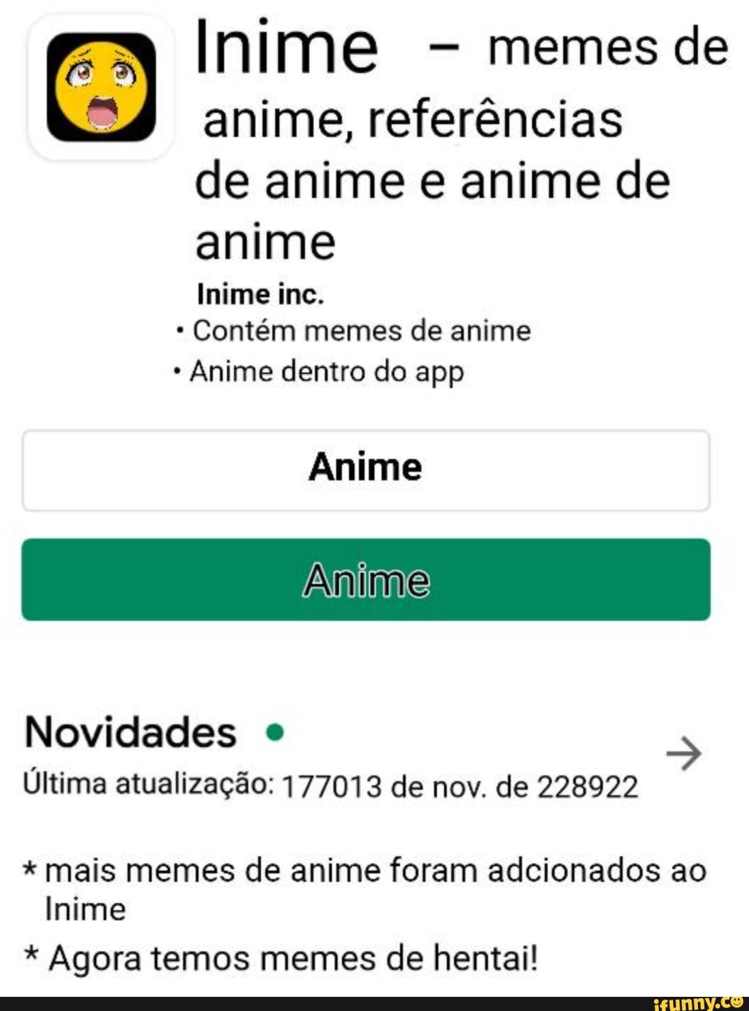 Inime memes de anime, referências de anime e anime de anime Inime inc ...