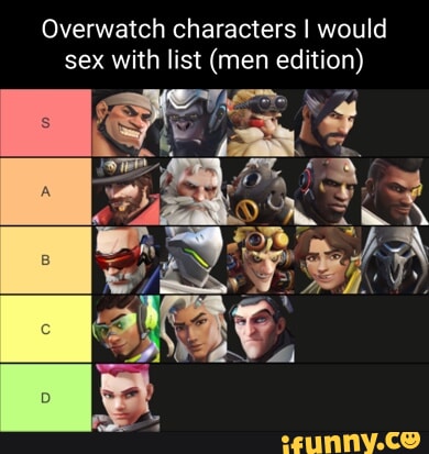 Overwatch characters I would sex with list (men edition) - iFunny