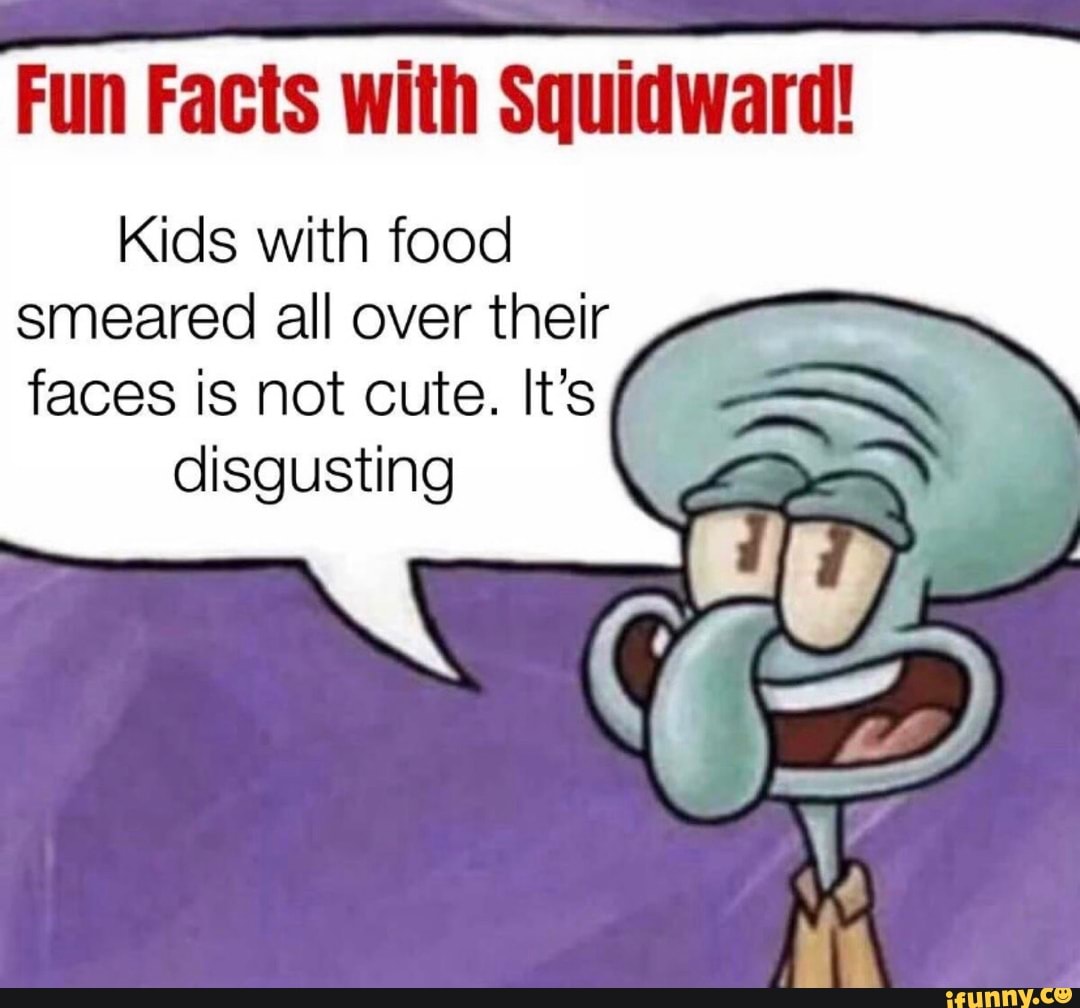 Squidward Disgusted Face