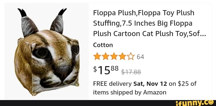 Floppa Plush,Floppa Toy Plush Stuffing,7.5 Inches Big Floppa Plush ...
