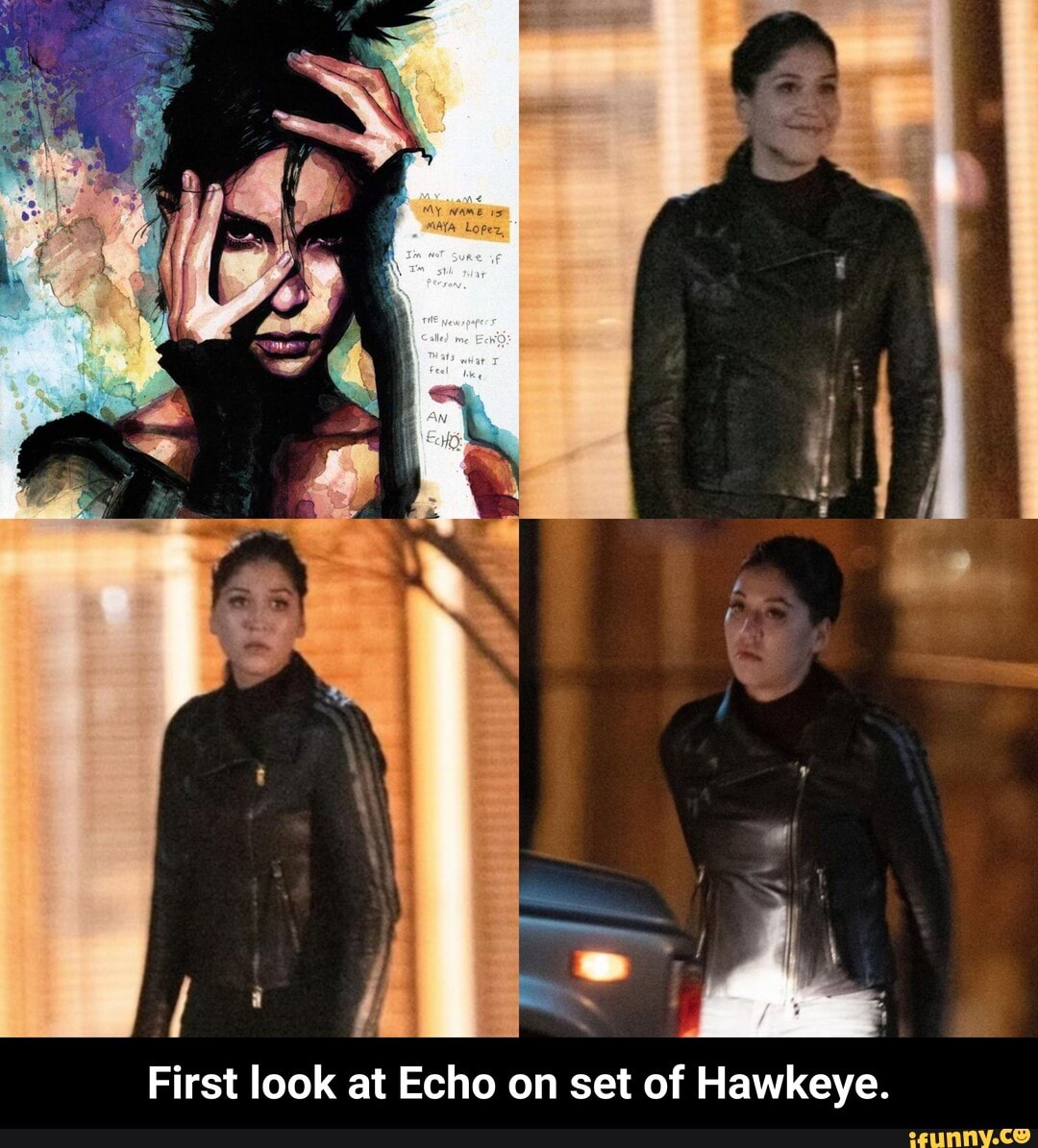 First look at Echo on set of Hawkeye. - First look at Echo on set of ...