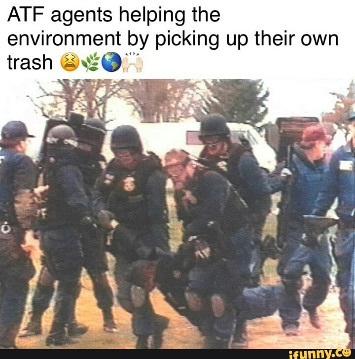 ATF agents helping the environment by picking up their own trash SEO ...