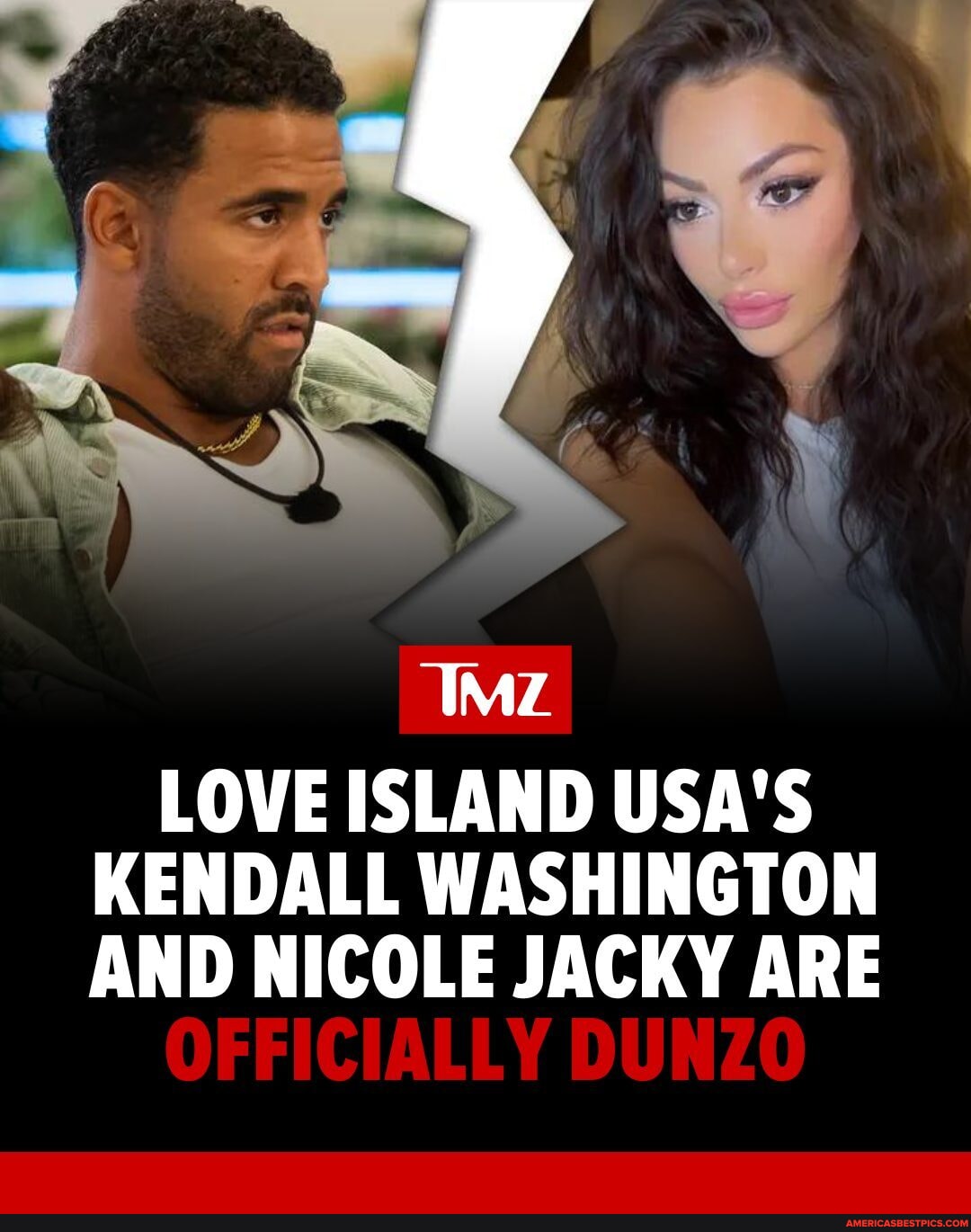"Love Island USA" stars Kendall Washington and Nicole Jacky are ...