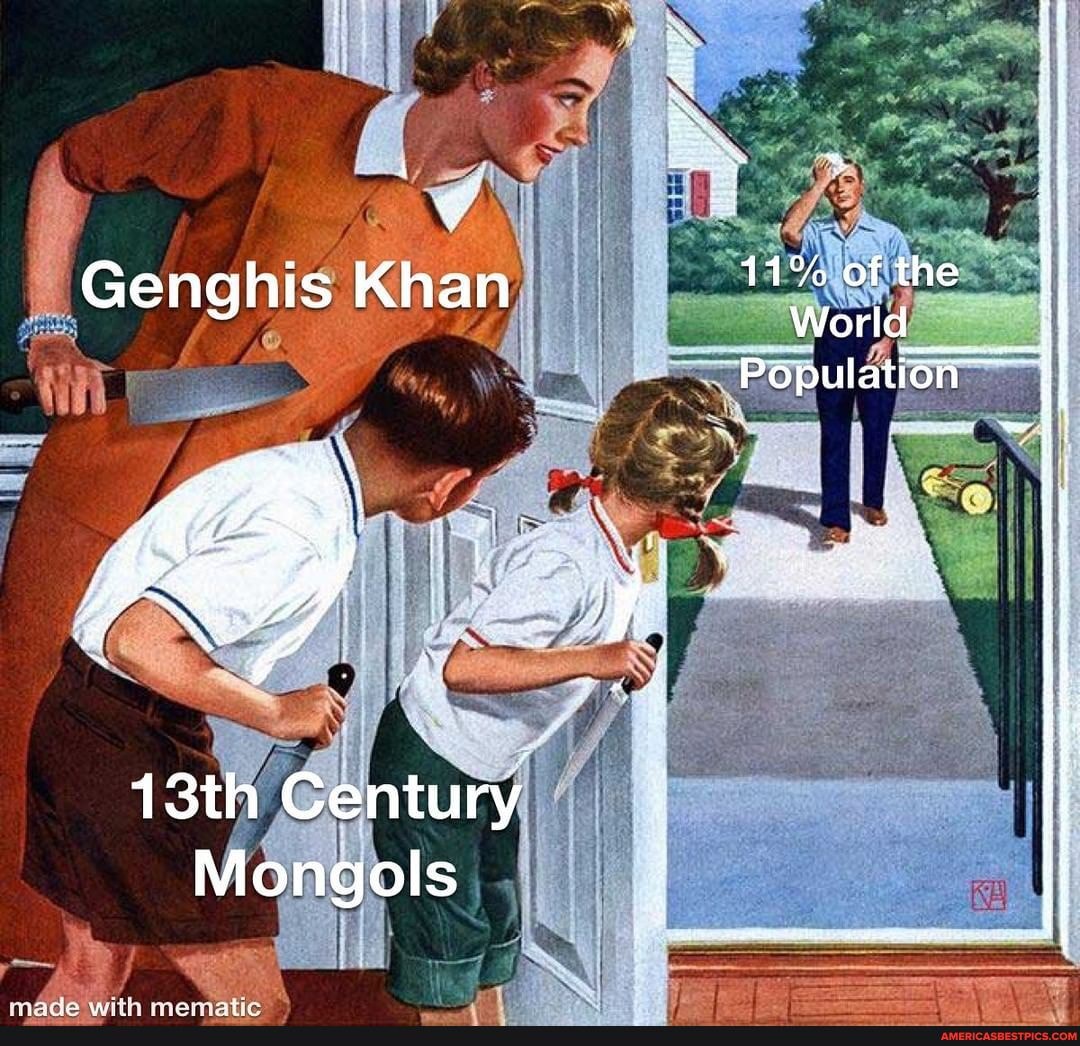 11% of the Genghis Khan World 13th Century Mongols - America’s best ...