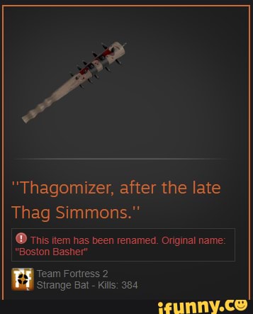 ""Thagomizer, after the late Thag Simmons." @ This item has been ...