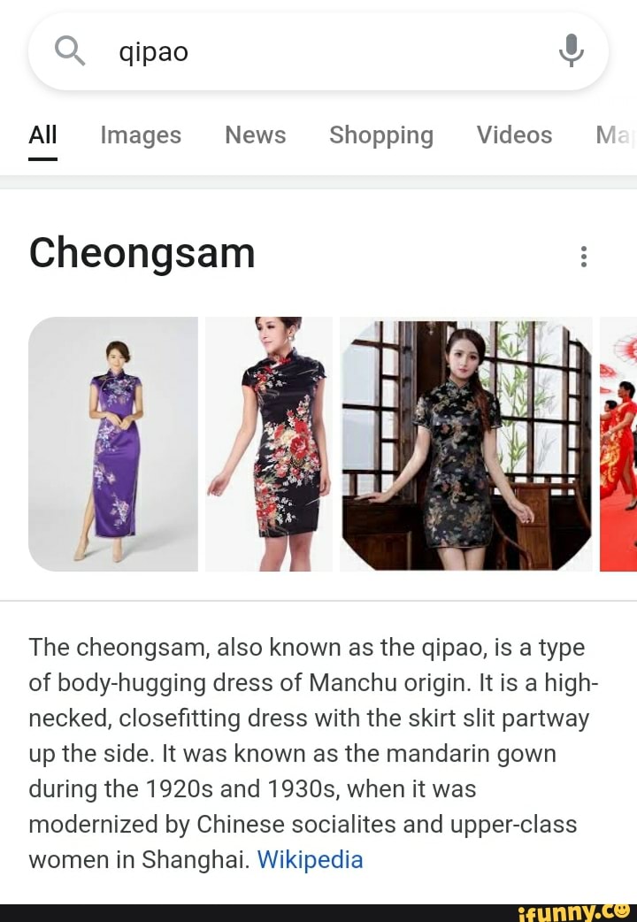 Cheongsam memes. Best Collection of funny Cheongsam pictures on iFunny