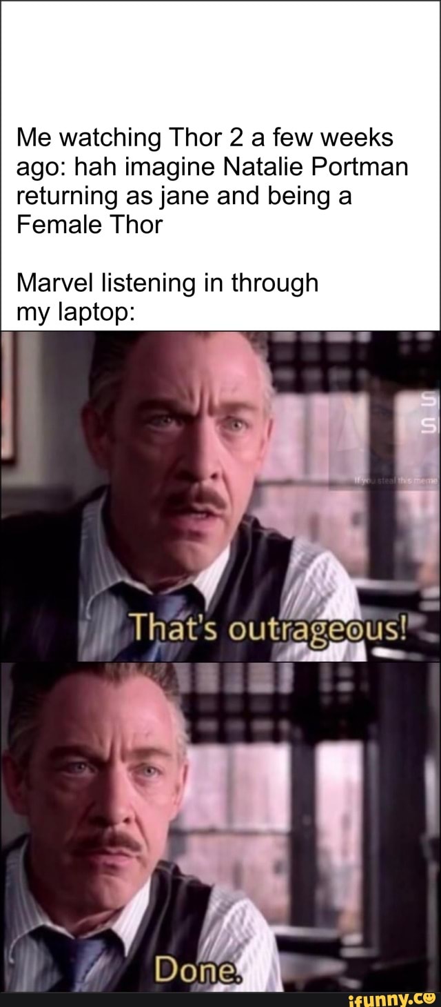 Natalie Portman Meme Thor