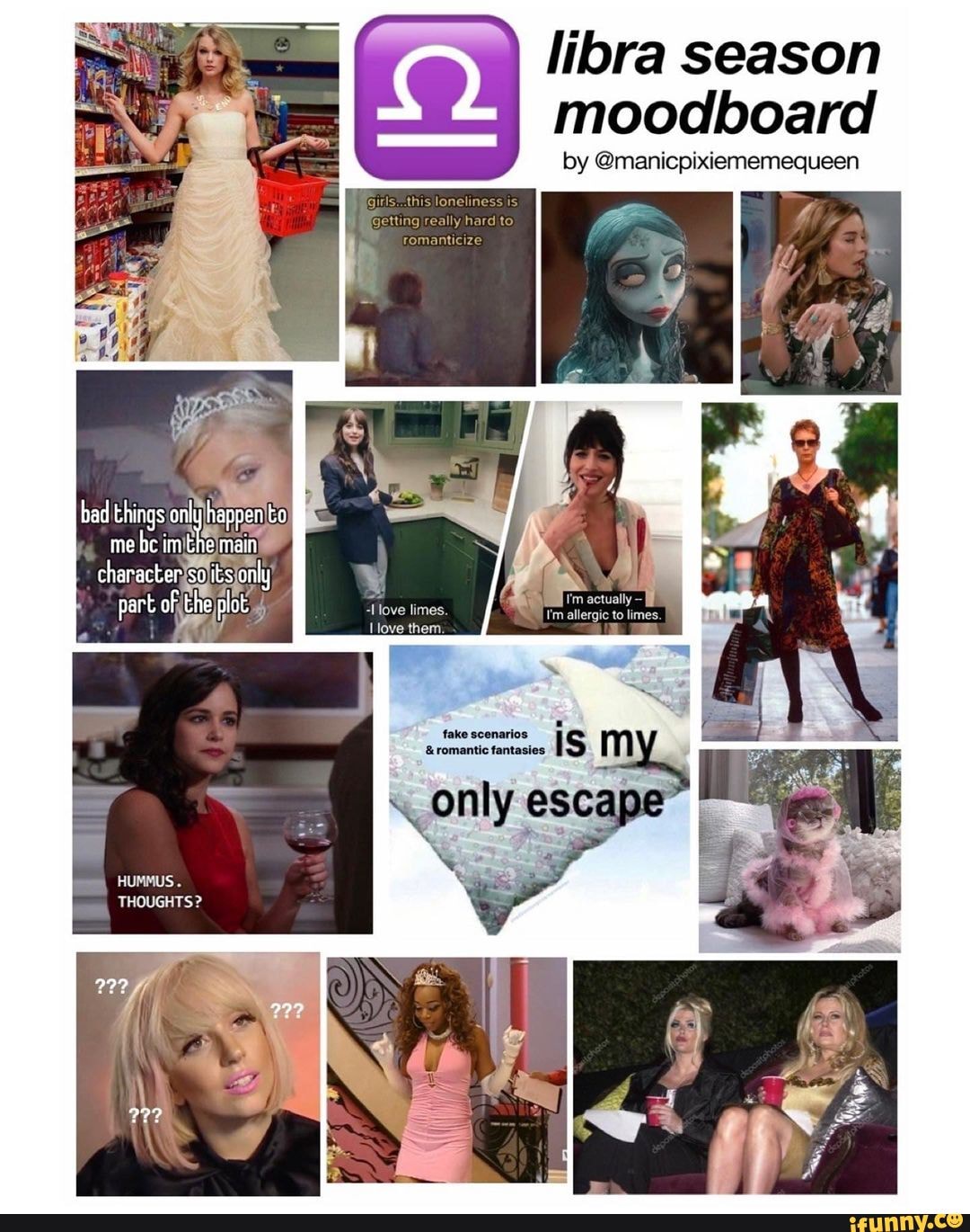 Libra season moodboard by @manicpxidememequeen bad things only happen ...