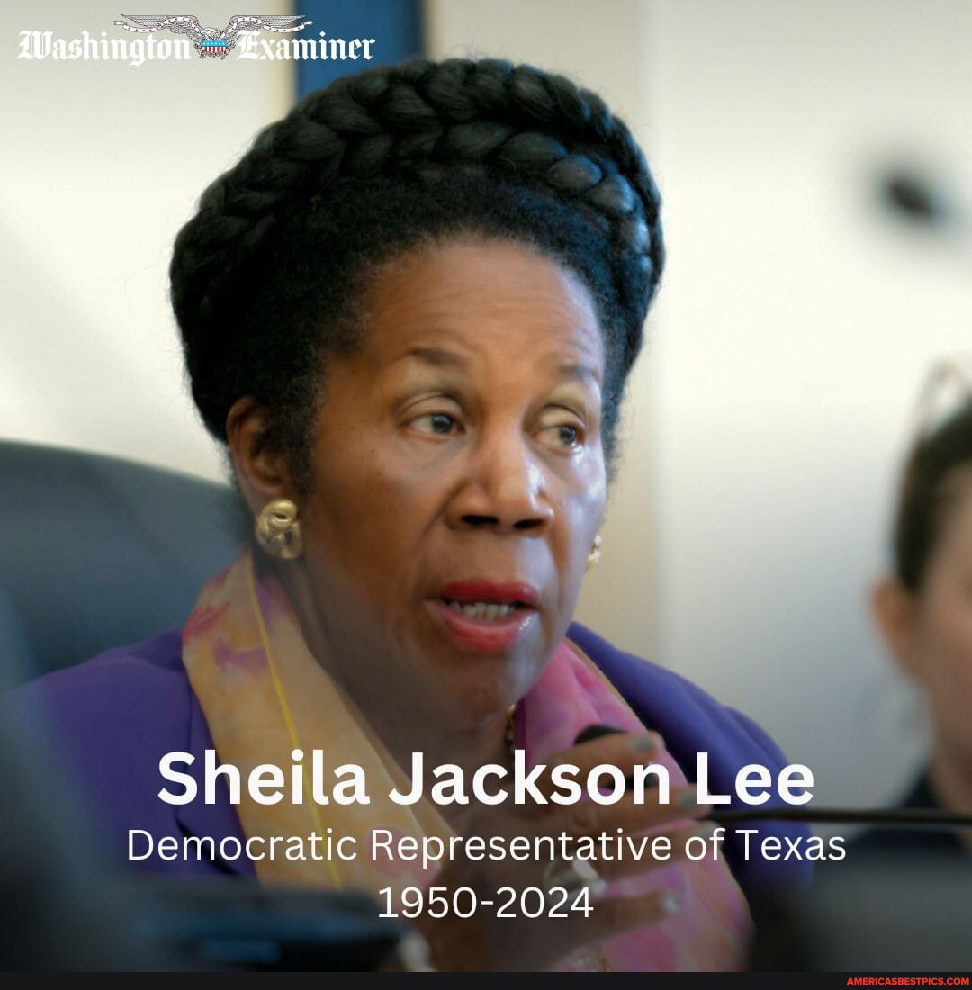 #BREAKING Rep. Sheila Jackson Lee (D-TX) died at age 74. Her death was ...