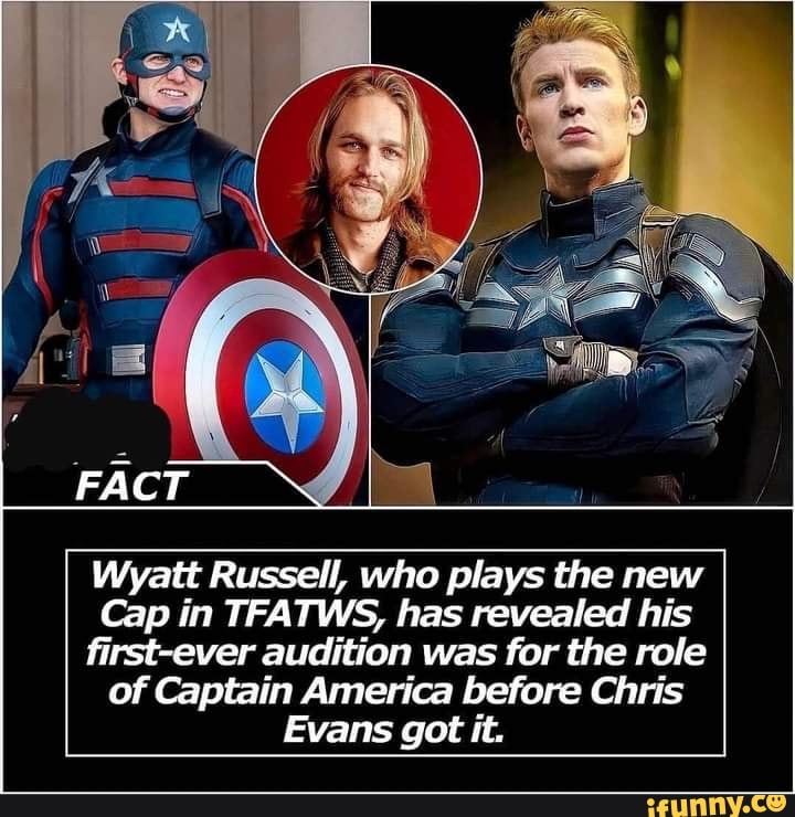 FACT Wyatt Russell, who plays the new Cap in TFATWS, has revealed his ...