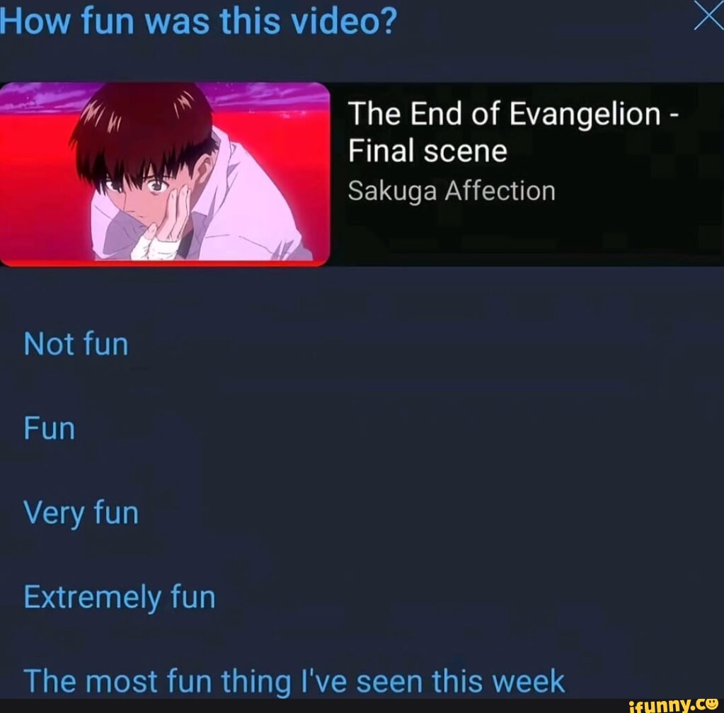 How fun was this video? Xx The End of Evangelion - Final scene Sakuga ...