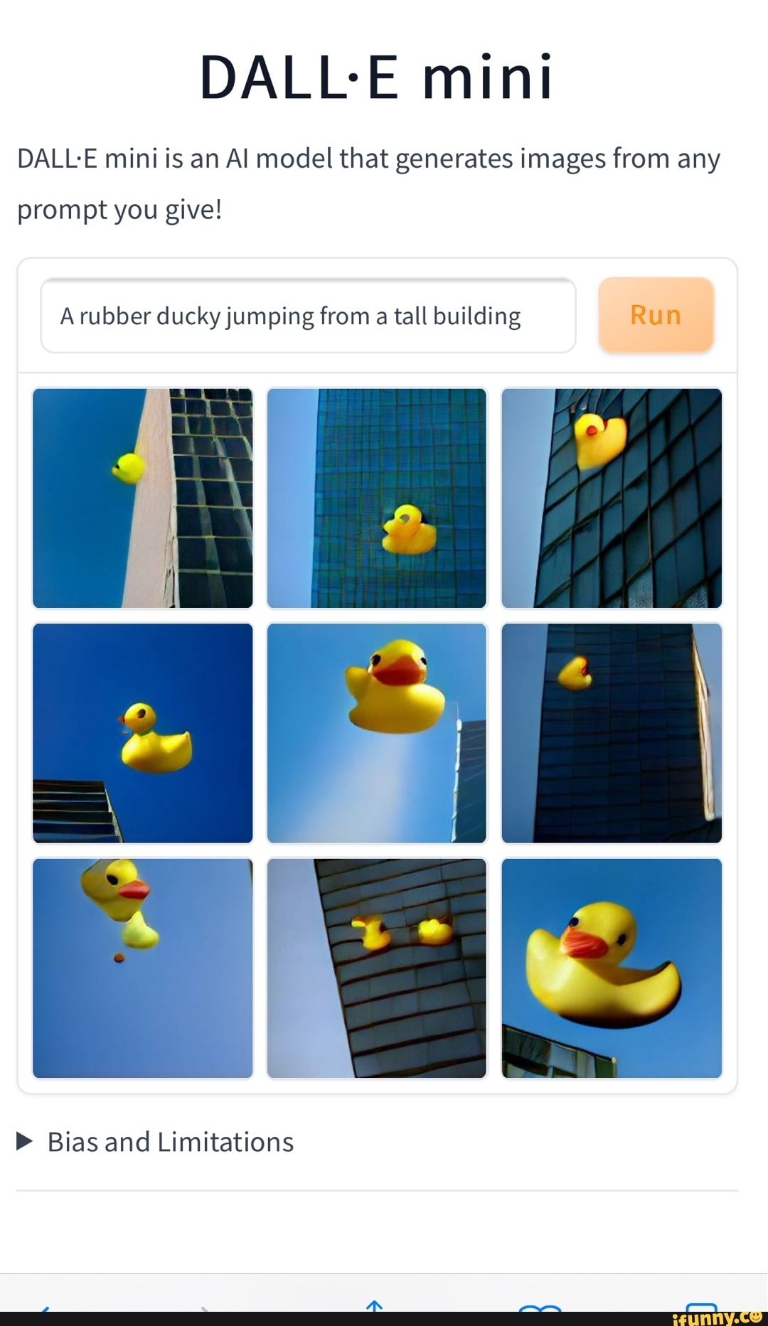 DALL-E mini DALL-E mini is an Al model that generates images from any ...