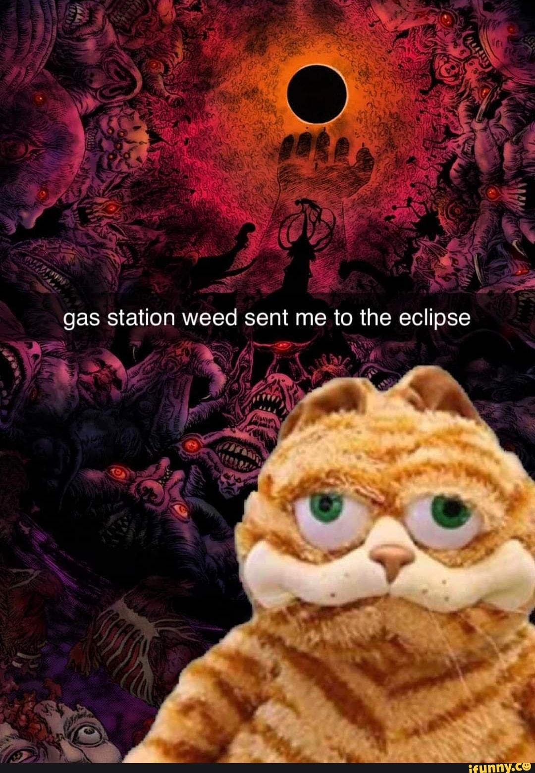 Gas station weed sent me to the eclipse Was \Z WA - iFunny