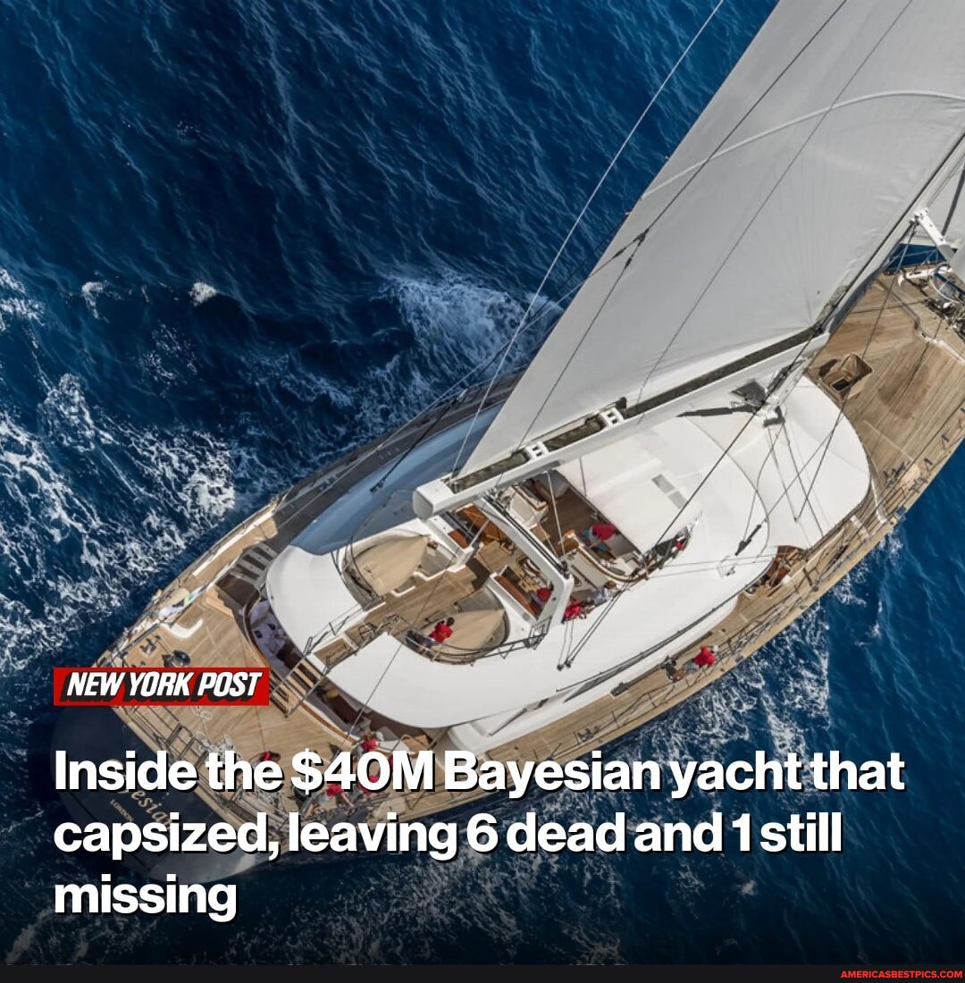 The massive superyacht Bayesian that sank off the coast of Italy on ...