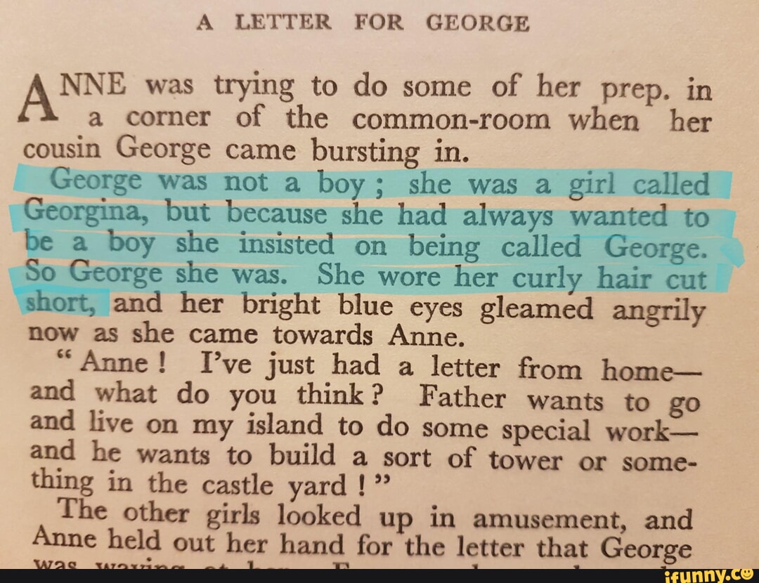 Egg_irl - egg_irl A LETTER FOR GEORGE ANS was trying to do some of her ...