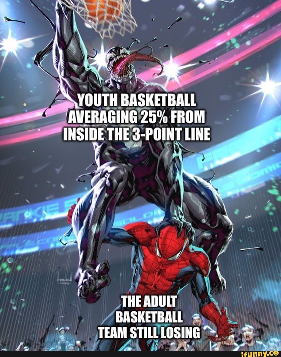 YOUTH BASKETBALL AVERAGING 25% FROM THE 3-POINT LINE ' . THE ADULT ...