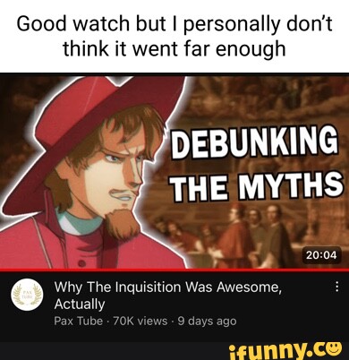 Good watch but I personally do: don't it went far /DEBUNKING THE MYTHS ...