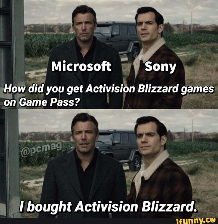 Microsoft Sony How did you get Activision Blizzard games on Game Pass ...