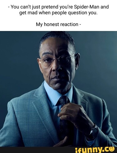 You cant just pretend you re Spider Man and get mad when people ...
