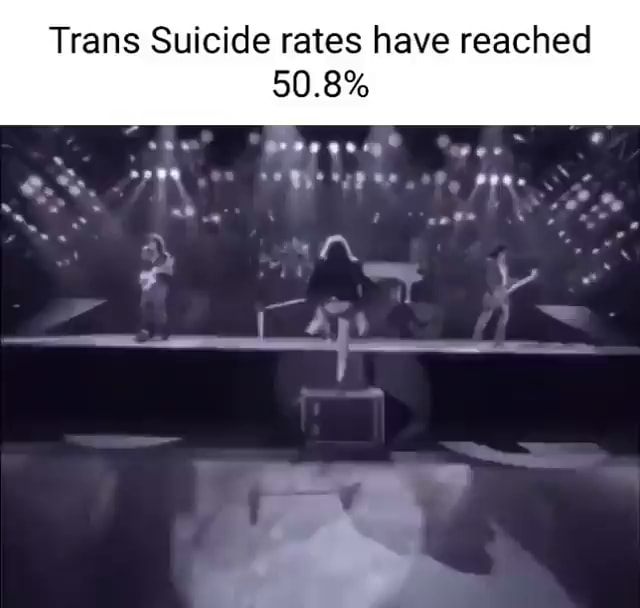 Trans Suicide rates have reached 50.8% pe - )