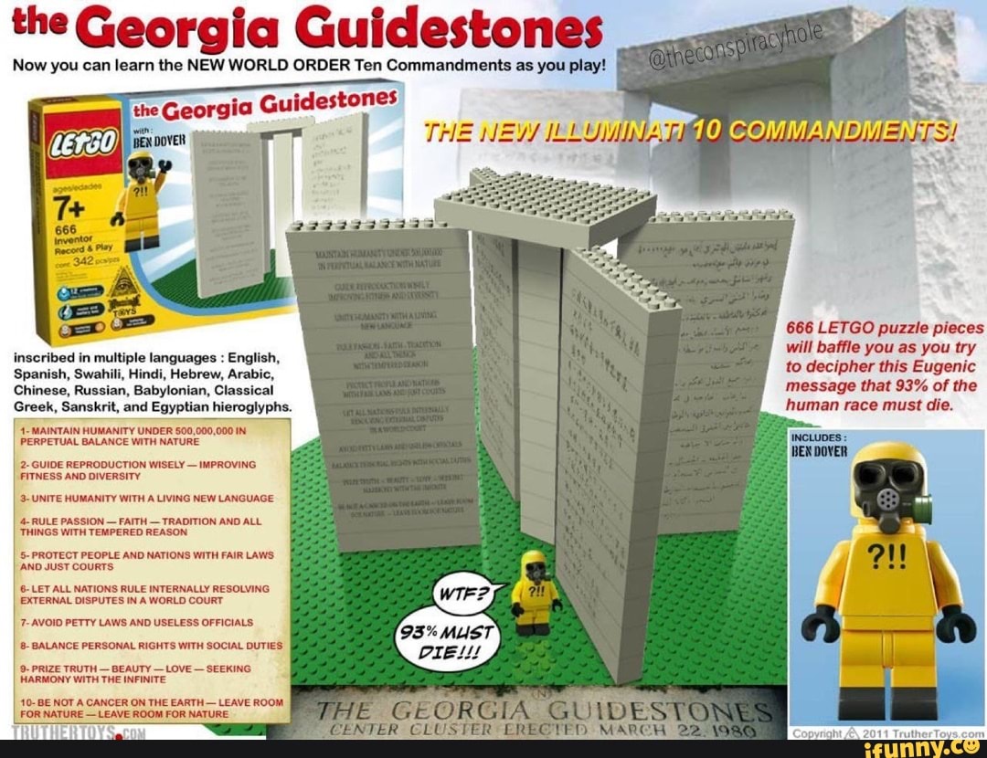The Georgia Guidestones Now you can learn the NEW WORLD ORDER Ten ...