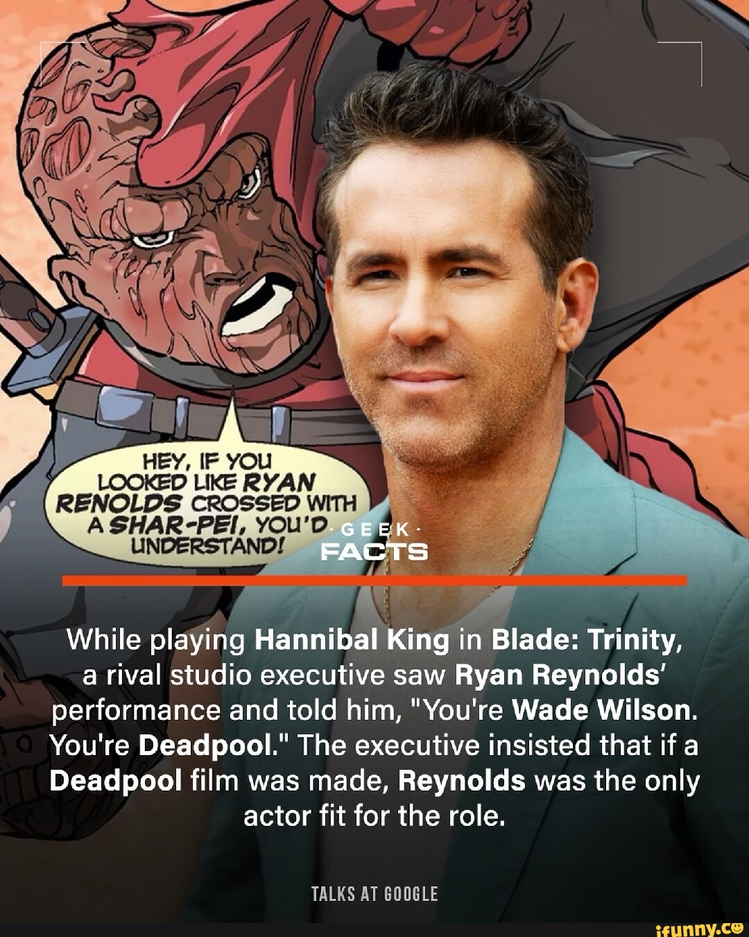 7\\ y NZ. 4 you HEY, IF LOOKED LIKE RYAN RENOLDS CROSSED WITH A SHAR ...