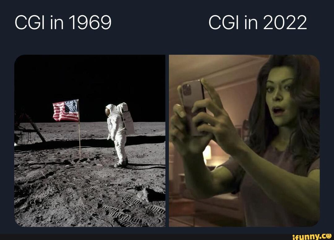 CGI in 1969 CGI in 2022 - iFunny