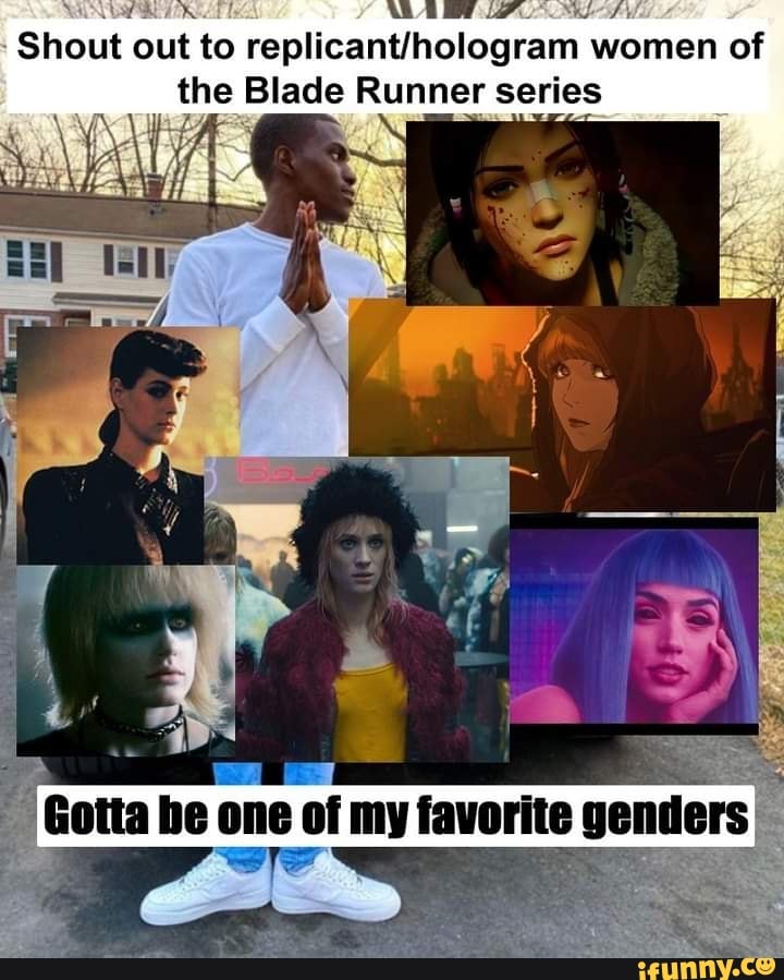 Kw ul la it out to replicanthologram women of the Blade Runner series ...