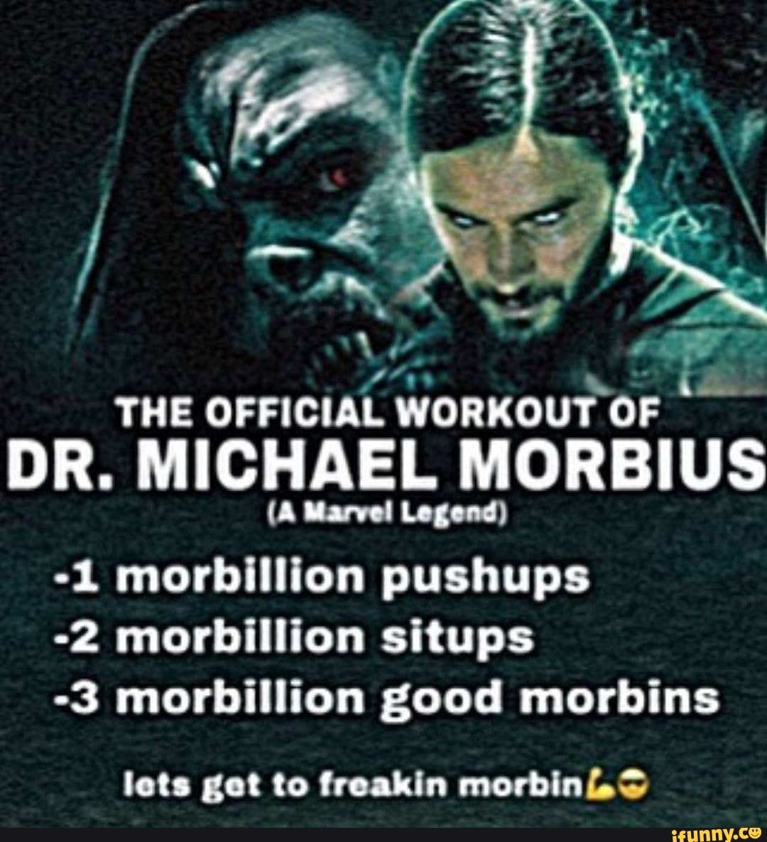 THE OFFICIAL WORKOUT OF DR. MICHAEL MORBIUS (A Marvel Legend) -1 ...