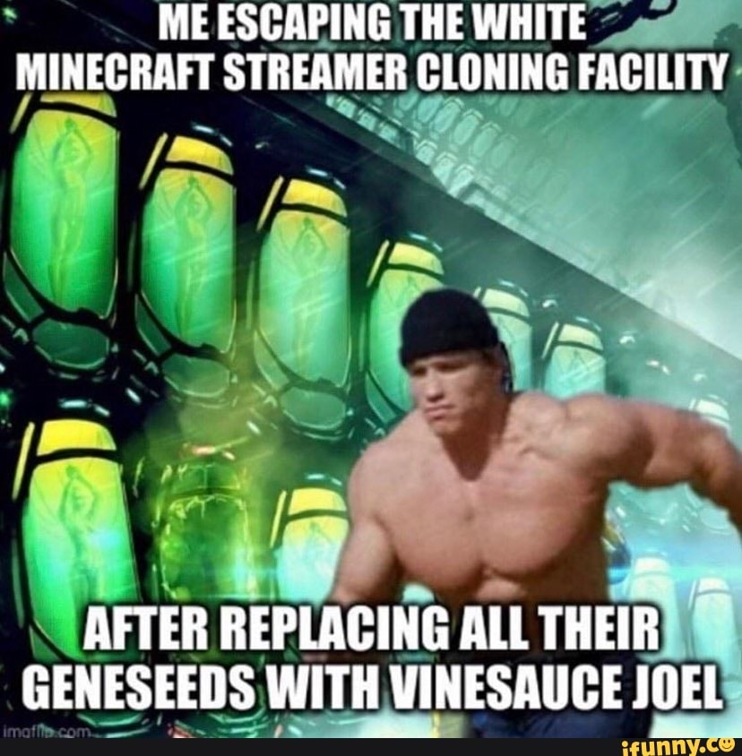 ME ESCAPING THE WHITE MINECRAFT STREAMER CLONING FACILITY AFTER ...