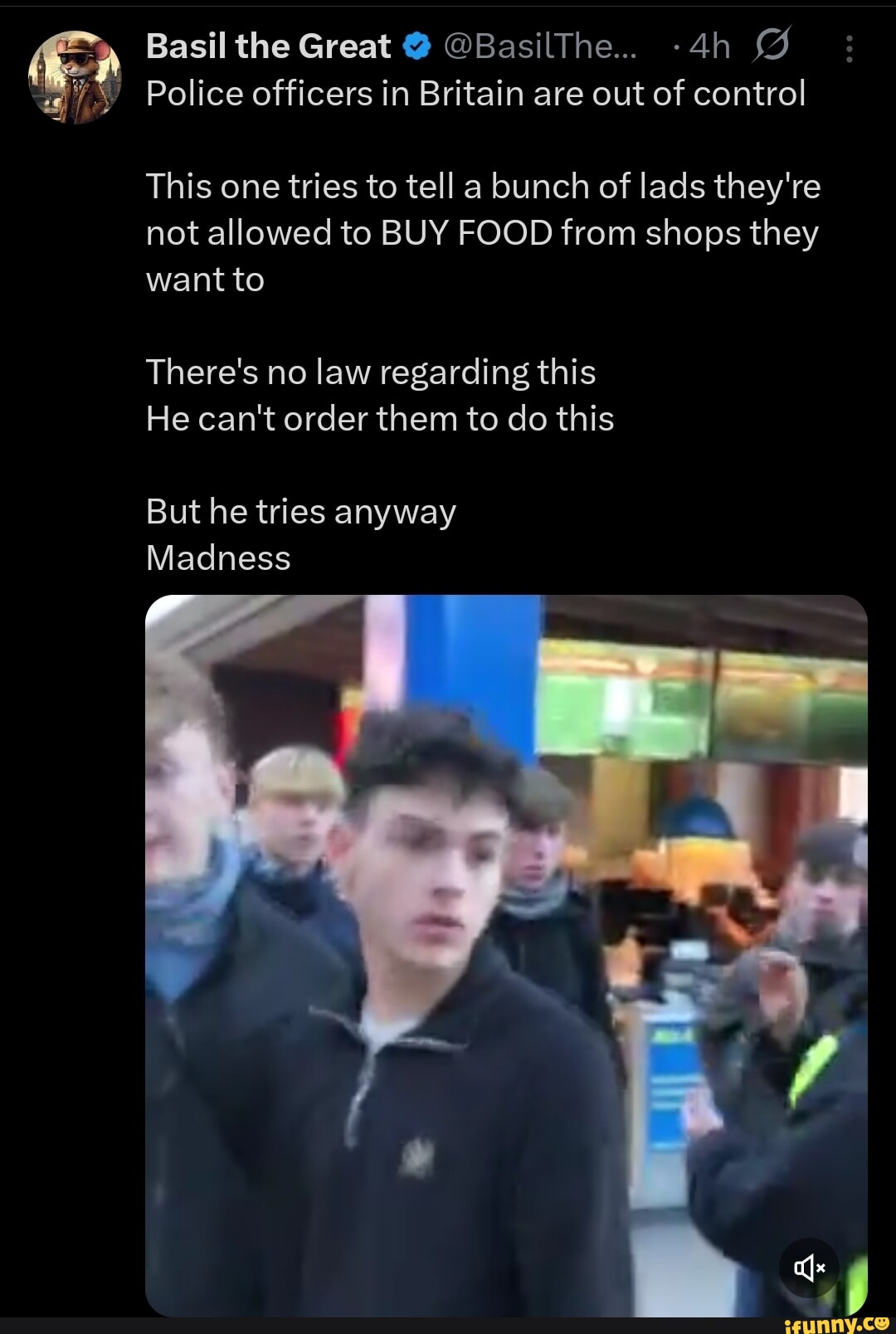 Basil the Great @ @BasilThe... Police officers in Britain are out of ...