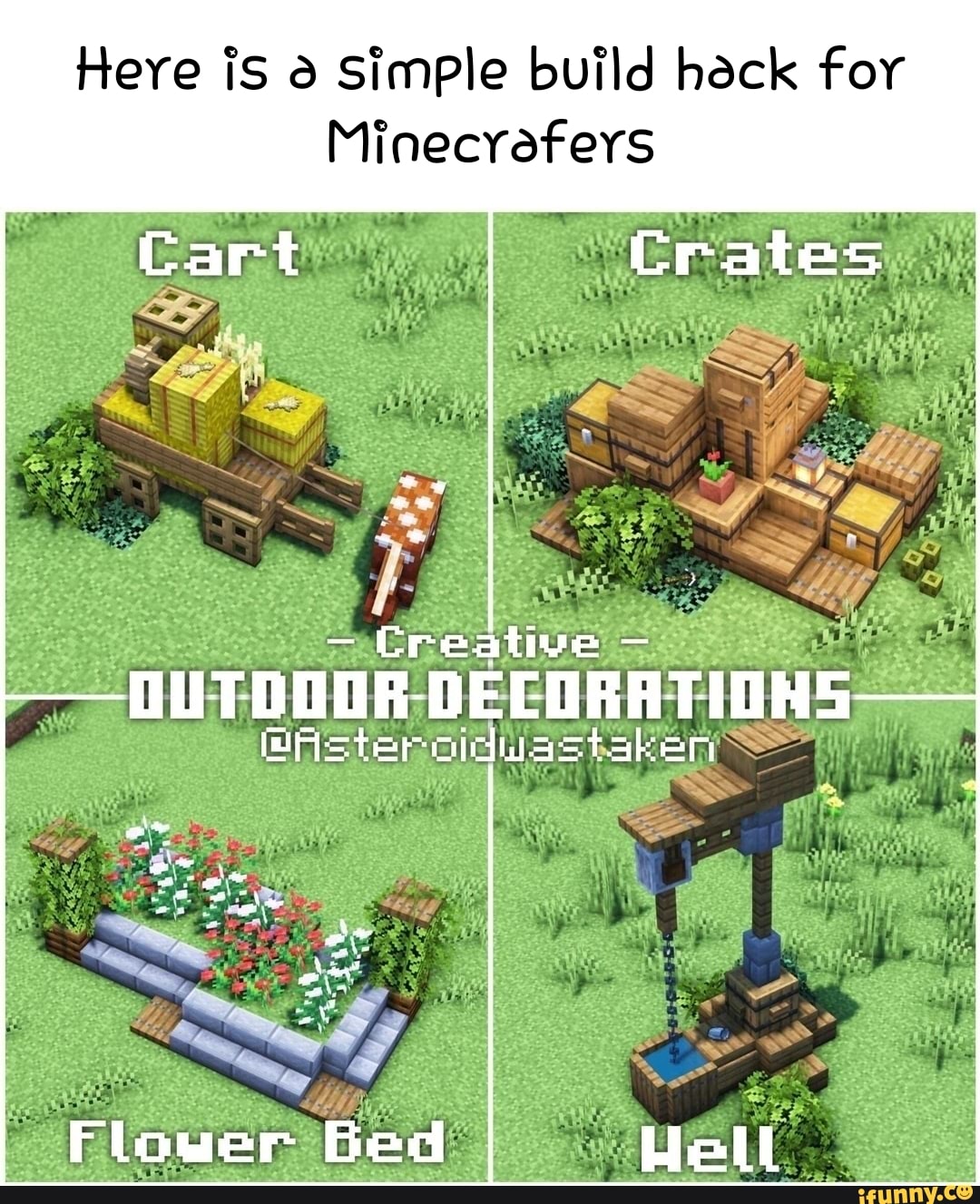 Here iS a Simple build hack for Minecreafers Crates Creative DUTOOOR ...