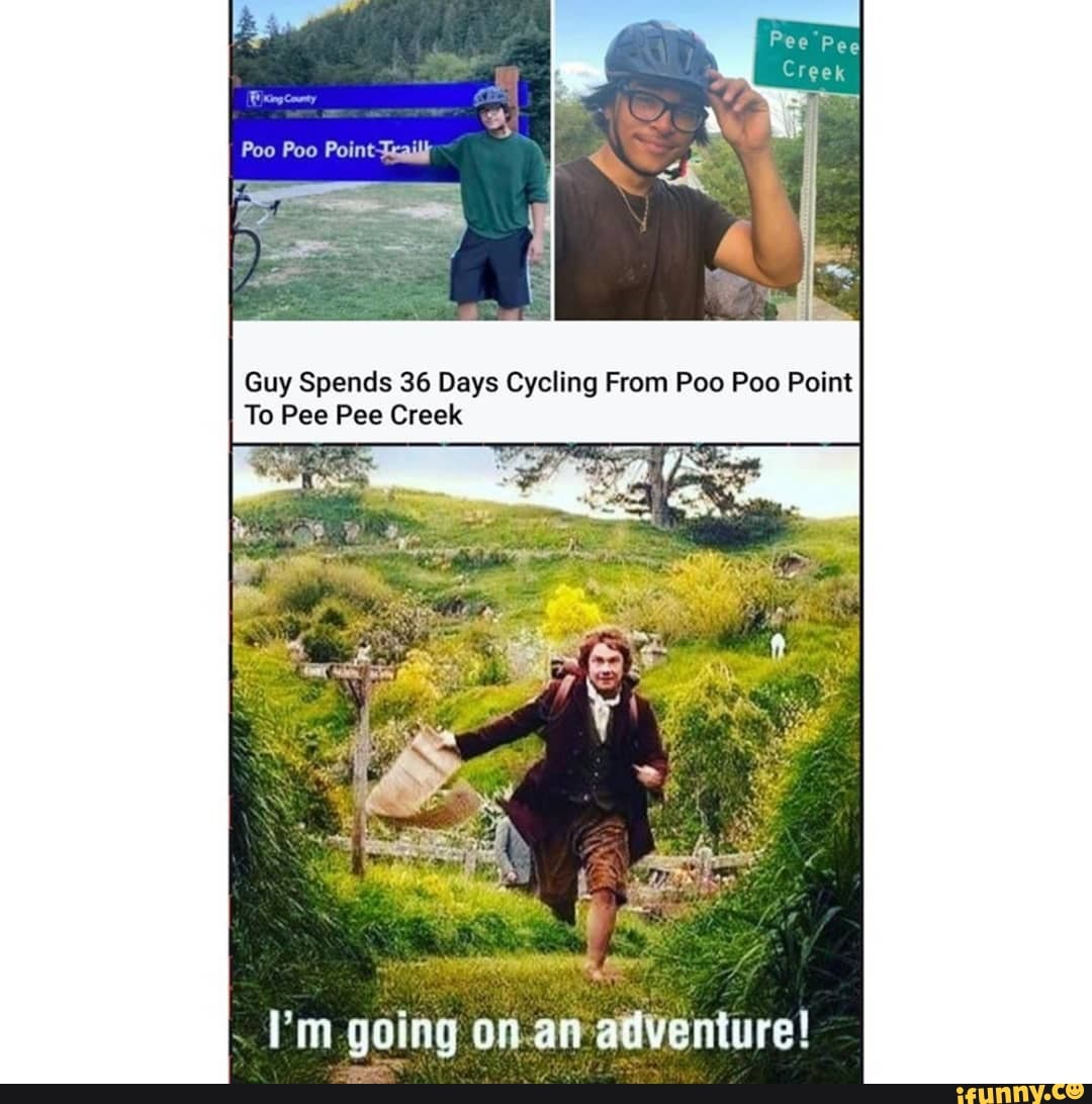 Poo Poo Point Poe Peg Guy Spends 36 Days Cycling From Poo Poo Point To ...