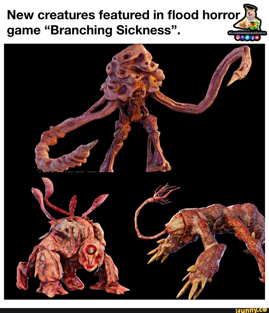 New creatures game featured "Branching in flood Sickness". horror game ...