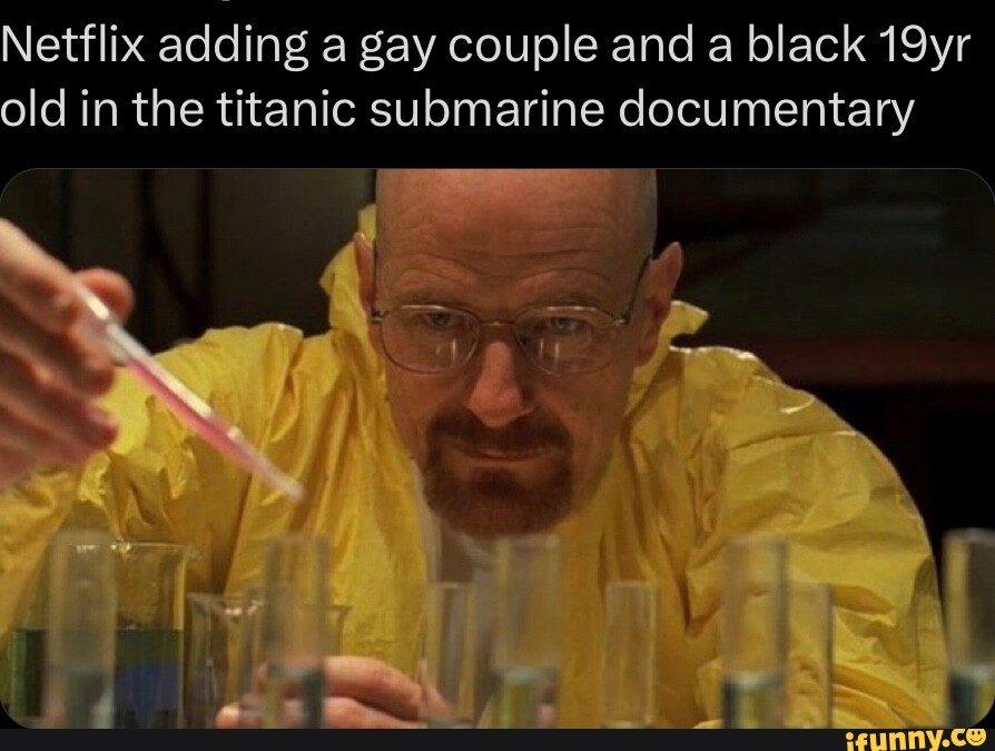 Netflix adding a gay couple and a black 19yr old in the titanic ...