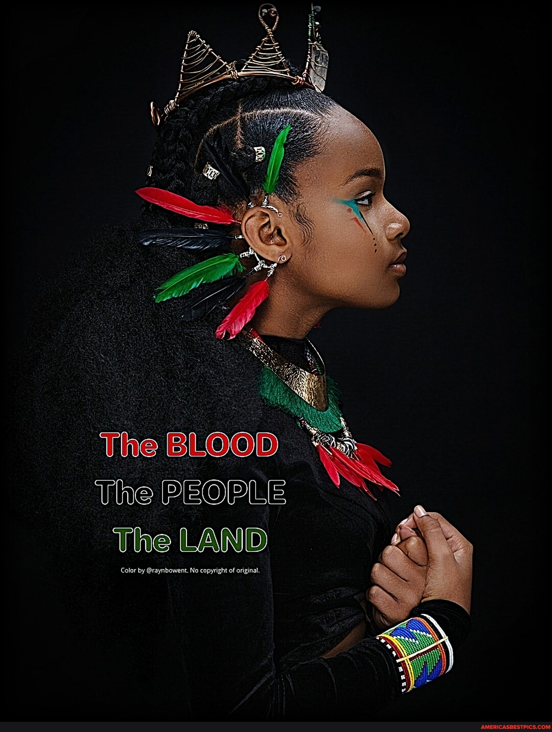 The BLOOD The PEOPLE The LAND Color by @raynbowent. No copyright of ...